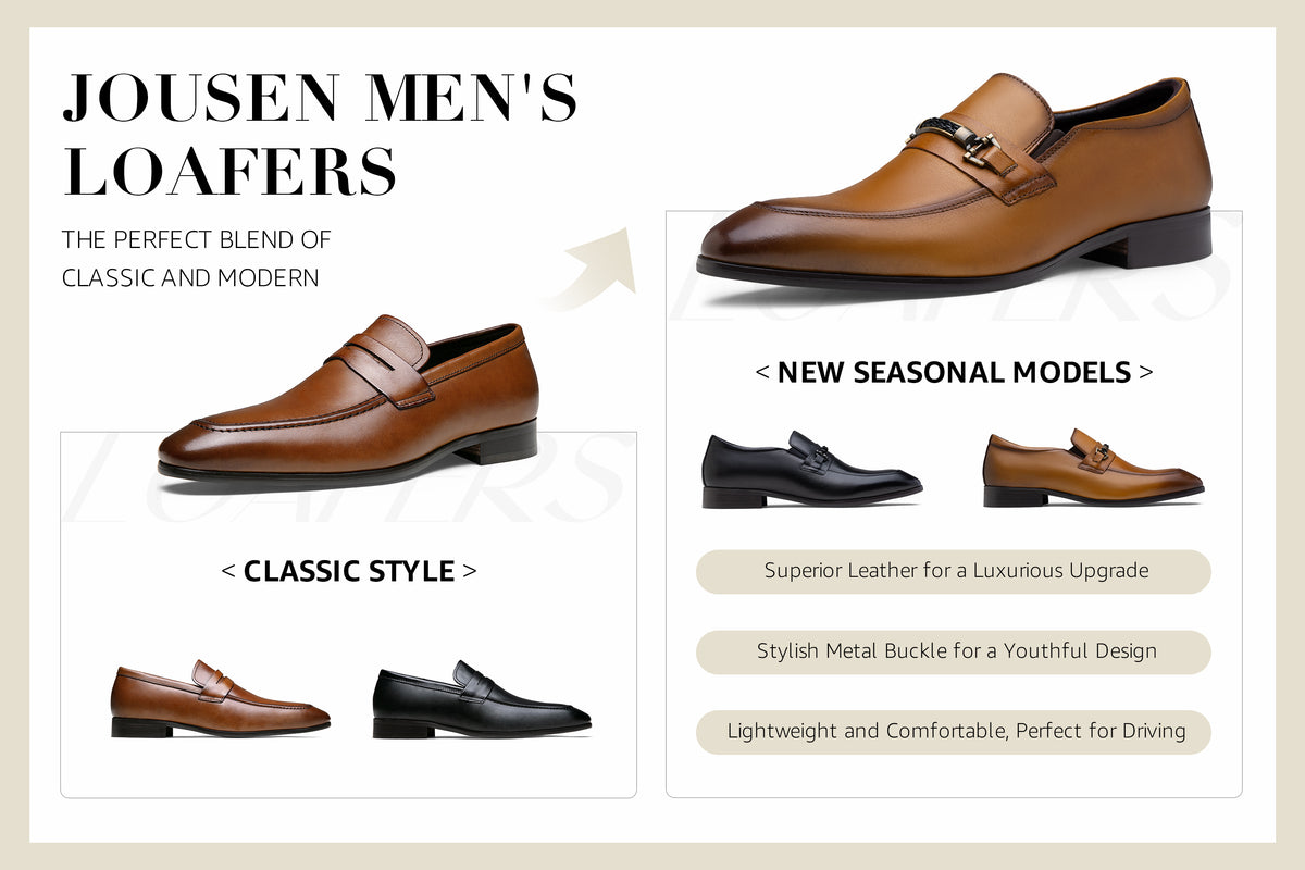 New Release: Jousen Men's Loafers - The Perfect Blend of Classic and M ...